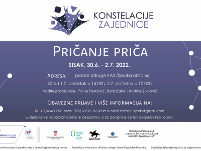 Radionice „Pričanje priča“ u sklopu projekta Konstelacije zajednice ...