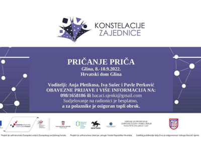 Konstelacije zajednice: Pričanje priča u Glini - Civilnodruštvo.hr